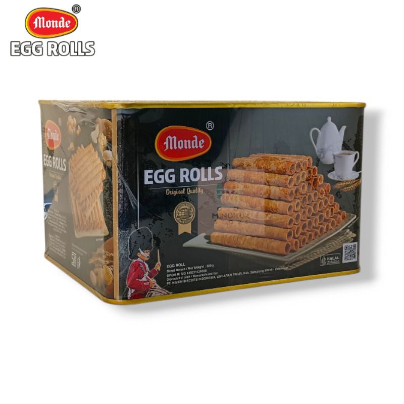 Jual Monde Egg Roll - Monde Egg Roll 300gr Kaleng | Shopee Indonesia