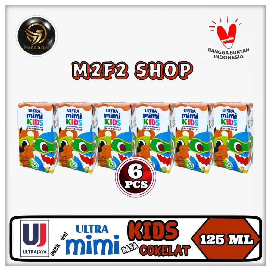 Jual Susu Ultra Mimi Kids Kotak UHT Cokelat | Chocolate - 125 ml ...