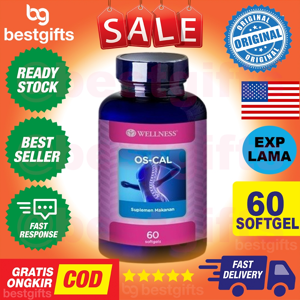 Jual WELLNESS OS CAL OSCAL VITAMIN KALSIUM KESEHATAN TULANG JANTUNG ...