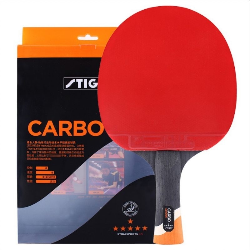 Jual Blade Tenis Meja bet STIGA profesional carbon 6 stars table tennis ...