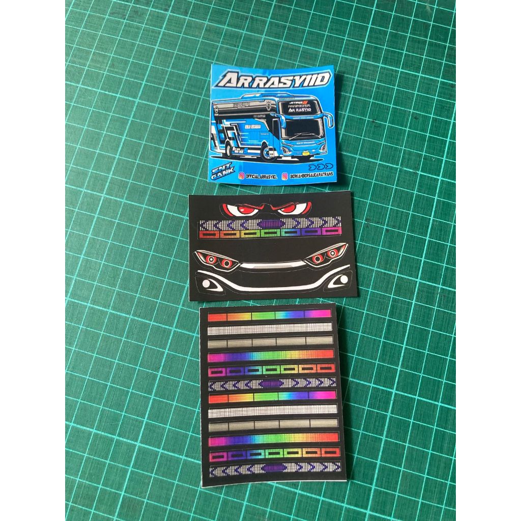 Jual Stiker Miniatur Lampu Bus JetBus Vol.2 (BONUS STC BUS) | Shopee ...