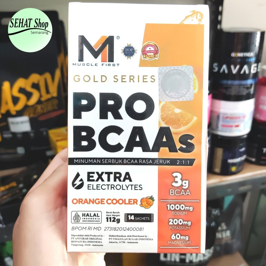 Jual M1 MuscleFirst Pro BCAA Box 14 Sachet Minuman Electrolytes ...