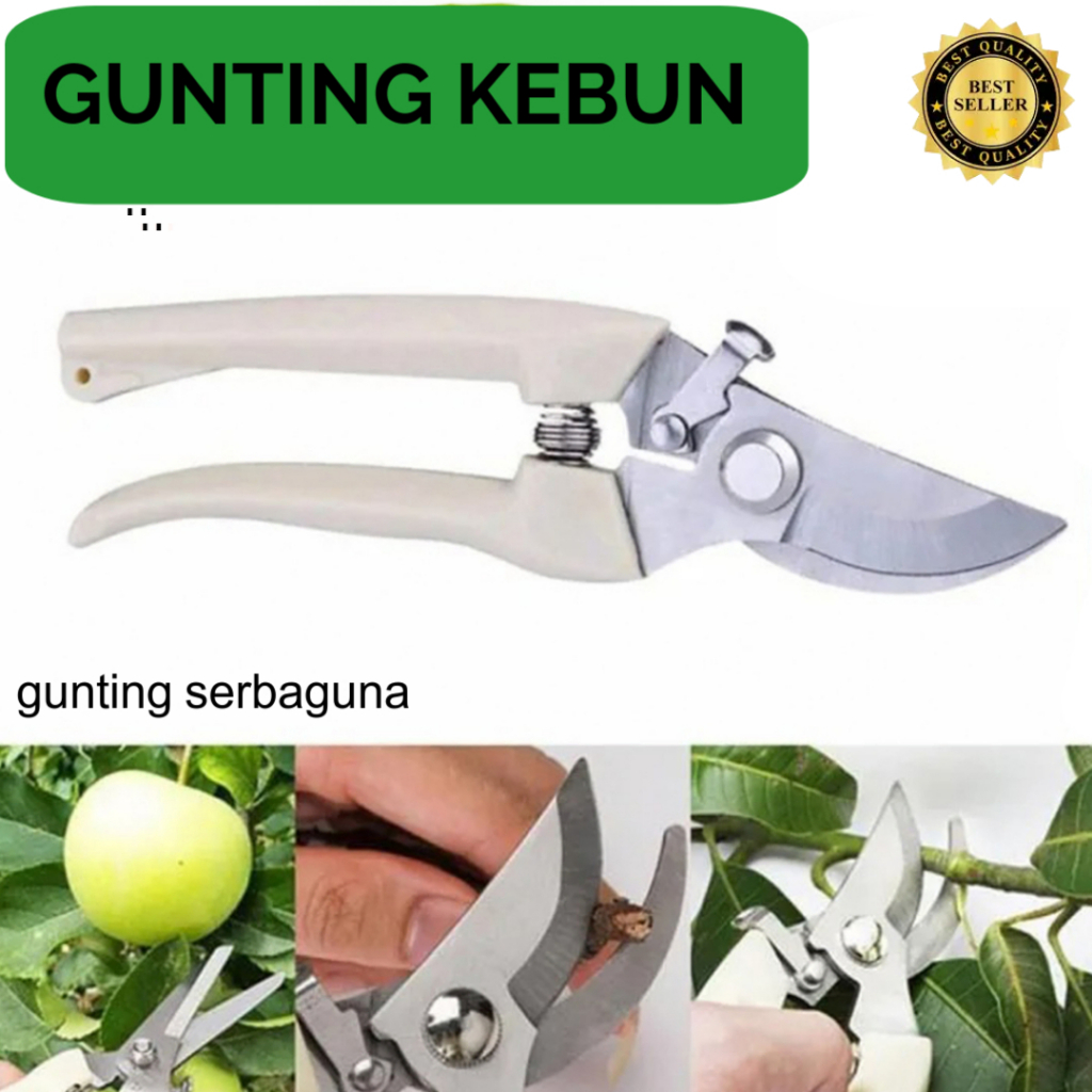 Jual gunting kebun GUNTING KEBUN PANGKAS DAHAN RANTING POHON DAUN BENGKOK Gunting Stainless dan ...