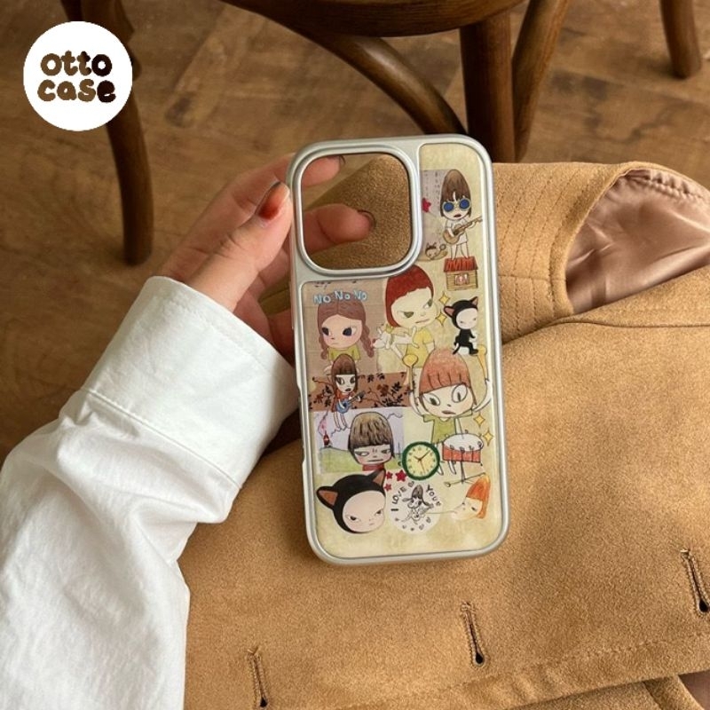 Jual case iphone 16 15 promax 14 13 promax pro with yoshitomo nara design | Shopee Indonesia