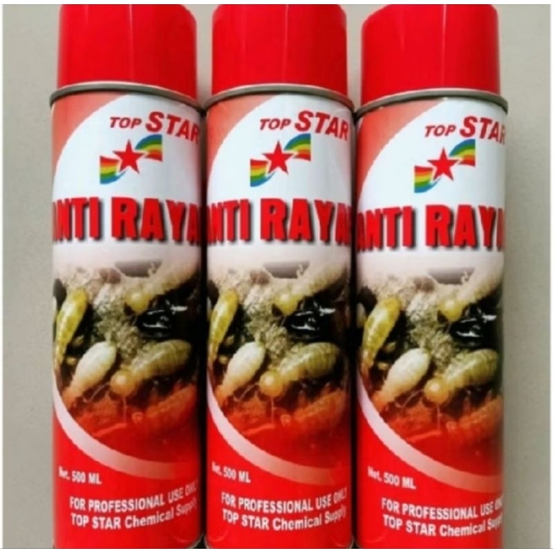 Jual Obat Anti Rayap Semprot Spray Top Star 500ml Pembasmi Rayap Ampuh ...