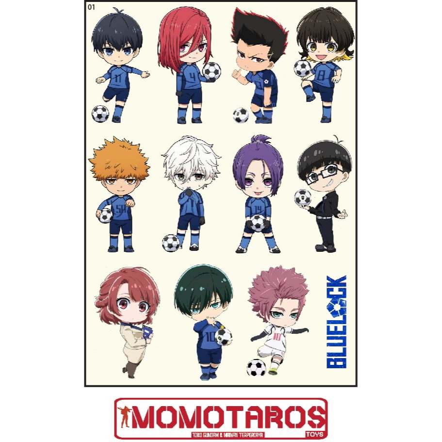 Jual Sticker Blue Lock Chibi 1 pc | Shopee Indonesia