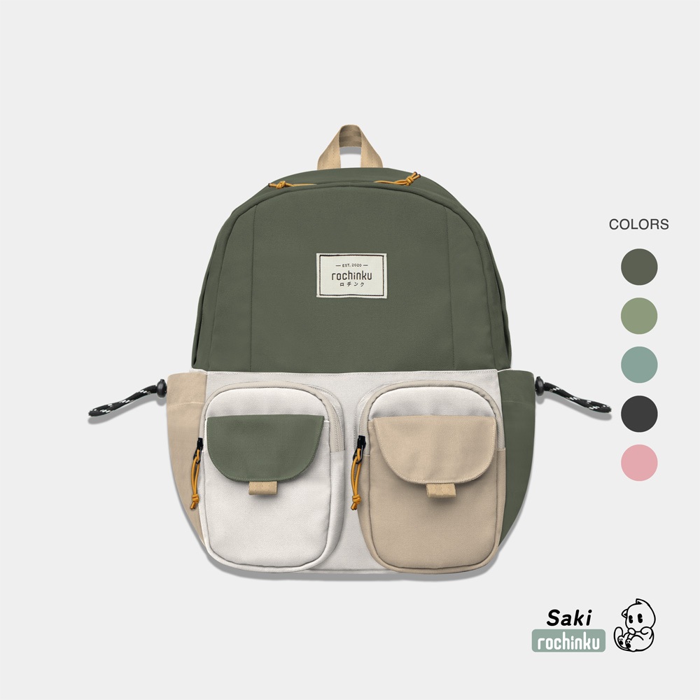 Jual Rochinku Saki Series Tas Sekolah Kantor Kampus Waterproof - Muat ...