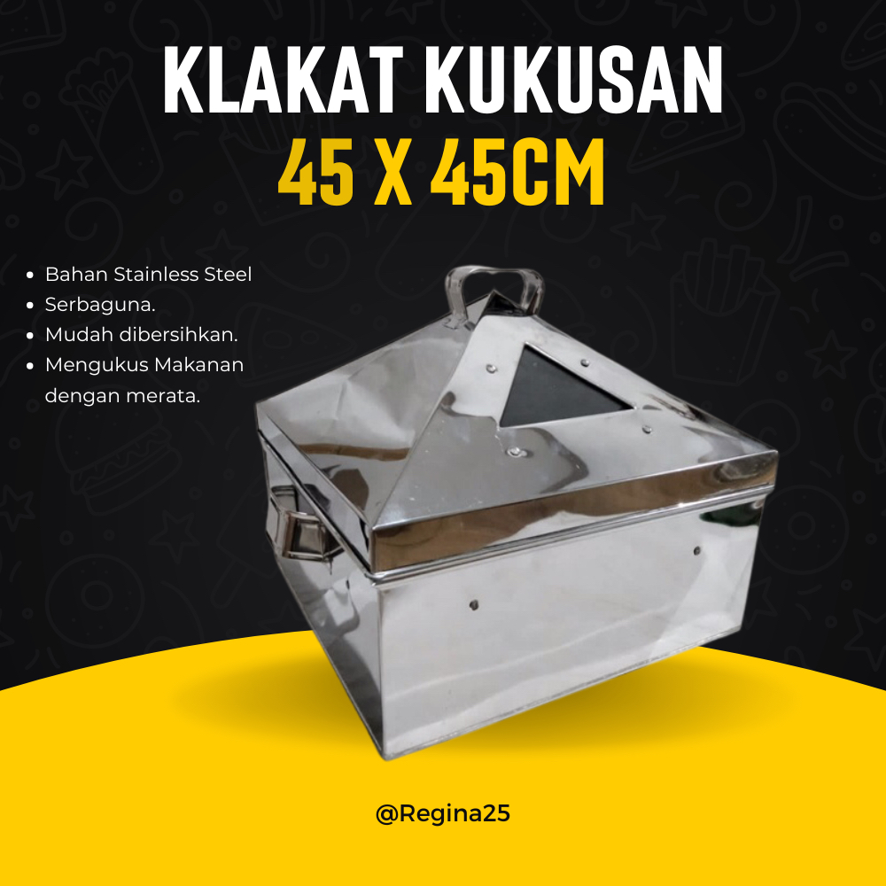 Jual Klakat Kukusan Stainless Ukuran 45x45cm Kelakat 45cm Alat Kukus ...