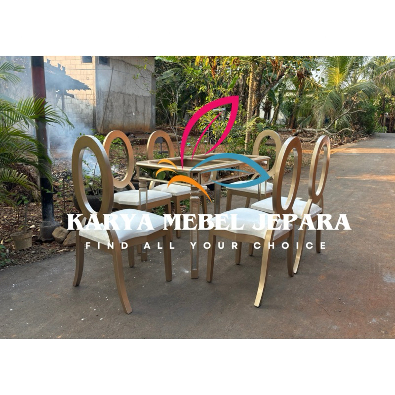 Jual [SET AKAD] ADELINE NEW MODEL + MEJA AKAD KACA | Shopee Indonesia