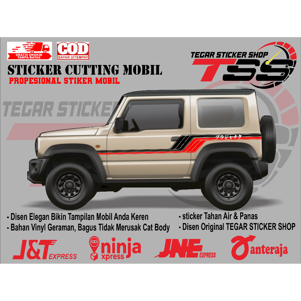 Jual sticker mobil jimny sticker mobil suzuki jimny sticker mobil keren ...