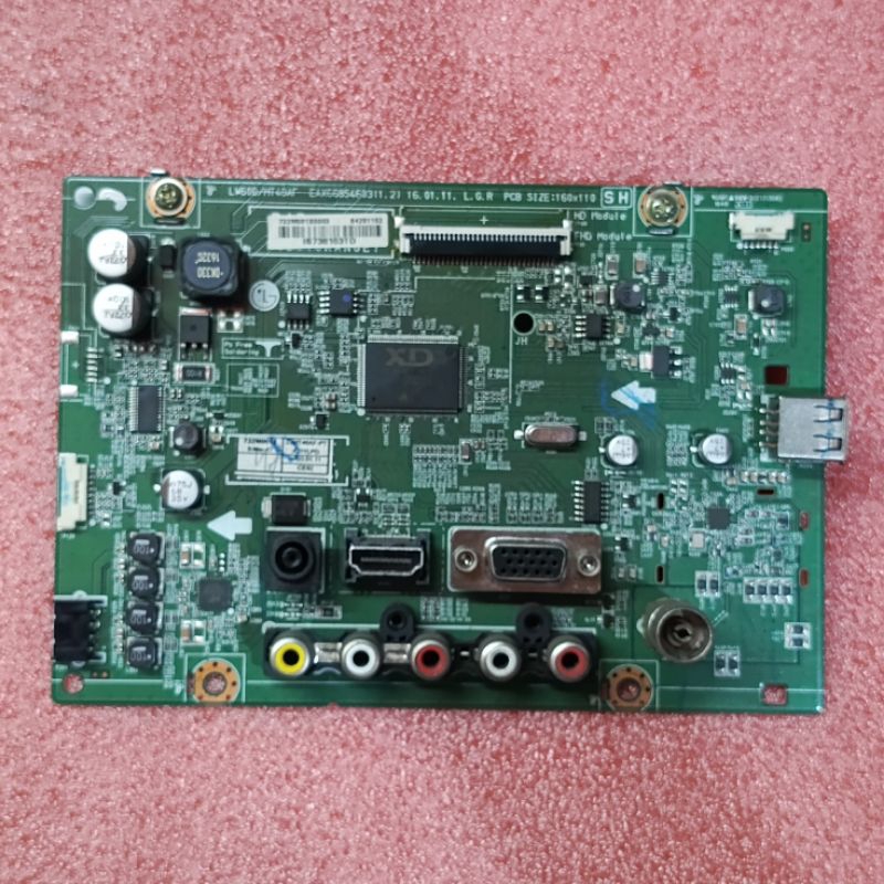 Jual mainboard mobo motherboard MB mesin tv led LG 22MT48AF PT | Shopee Indonesia