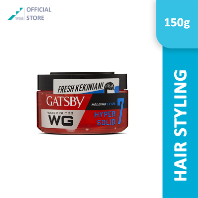 Jual Gatsby Water Gloss Gel Penata Rambut Hyper Solid 150 g | Shopee ...