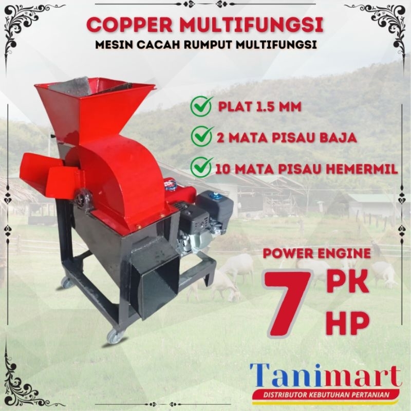 Jual Coper Cacah Rumput Multifungsi / Mesin Giling Jagung / Mesin ...