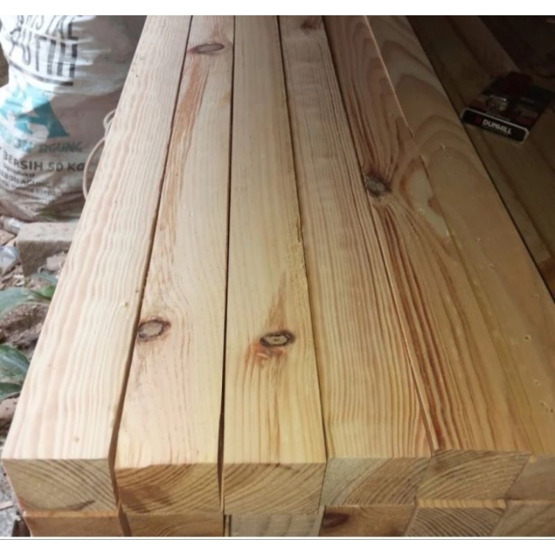 Jual Balok kayu jati Belanda 100 x 5 x 5 cm Sudah diamplas halus siap ...