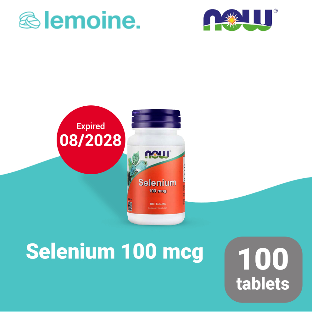 Jual Now Selenium 100 mcg Suplemen Penangkal Radikal Bebas Imunitas ...