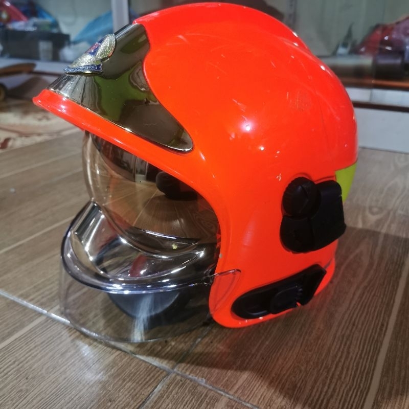 Jual fire fighter helmet MSA F1 original | Shopee Indonesia