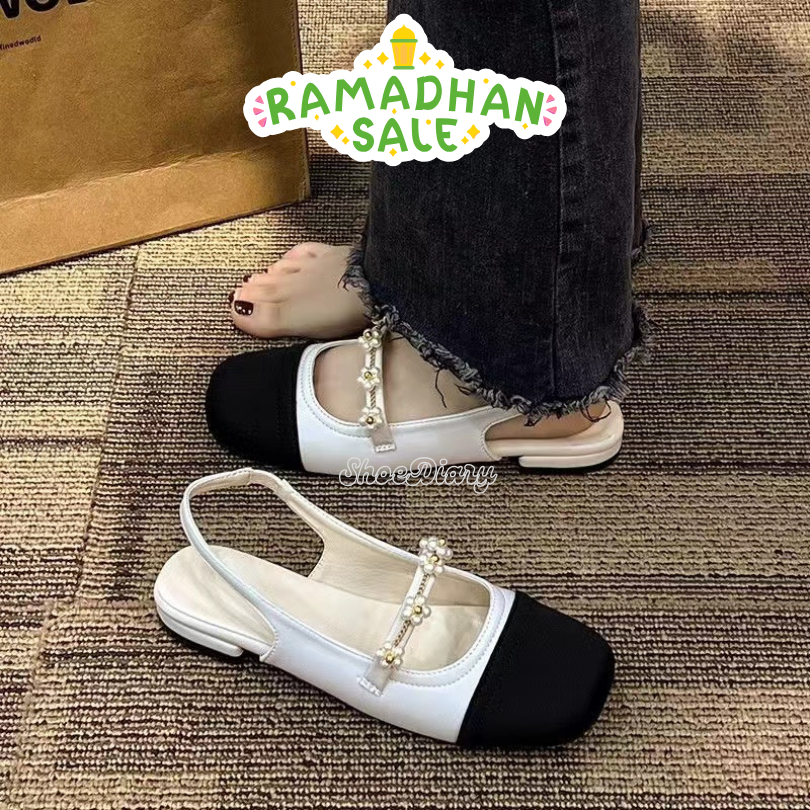 Jual ShoeDiary Lily - [COD] Sandal Flat Shoes Motif Bunga Fashion ...