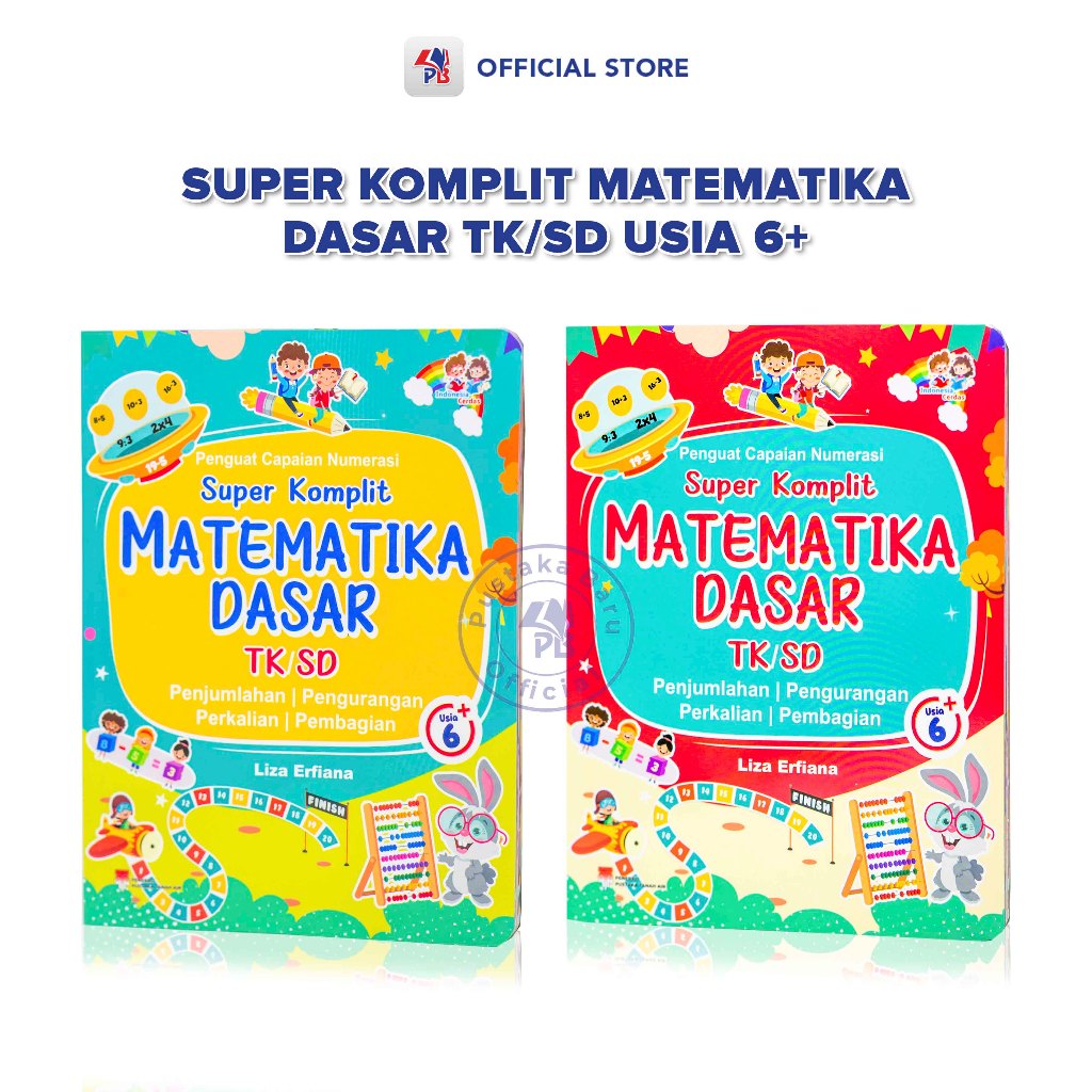 Jual Buku Penguat Capaian Numerasi Super Komplit Matematika Dasar TK/SD ...