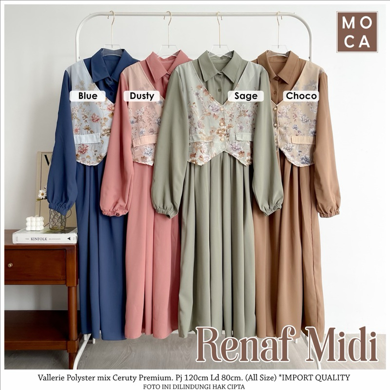 Jual gami renaf midi by moca LD 80 | Shopee Indonesia