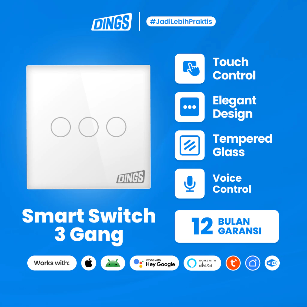 Jual DINGS Smart Switch Saklar Listrik Pintar Smart Home Remote ...