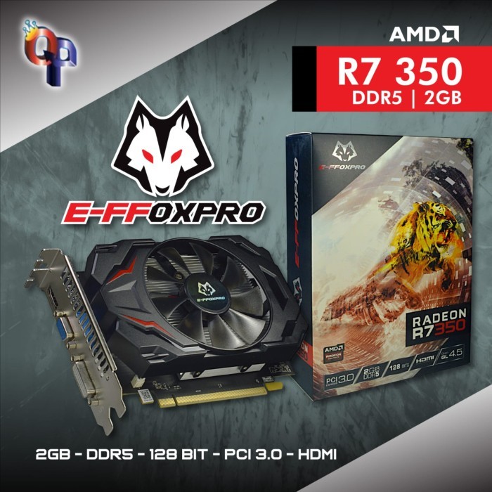 Jual VGA EFFOXPRO RADEON R7 350 2GB DDR5 | Shopee Indonesia