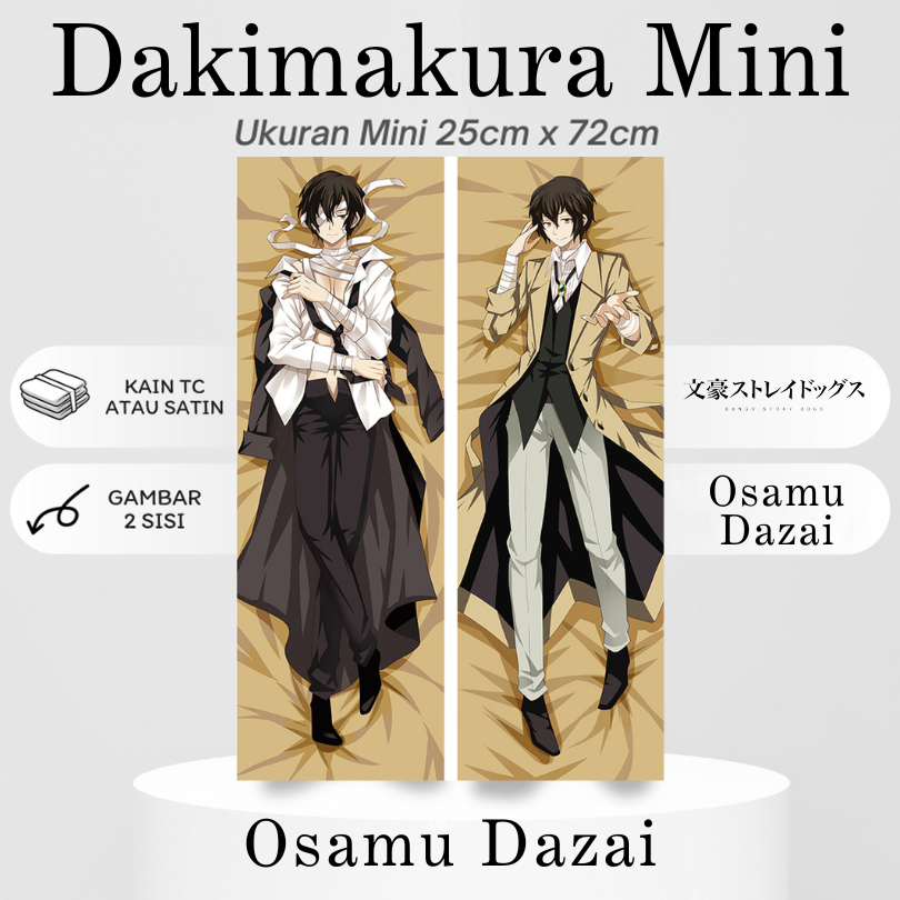 Jual DAKIMAKURA MINI OSAMU DAZAI Bungo Stray Dogs Bantal Anime Waifu ...