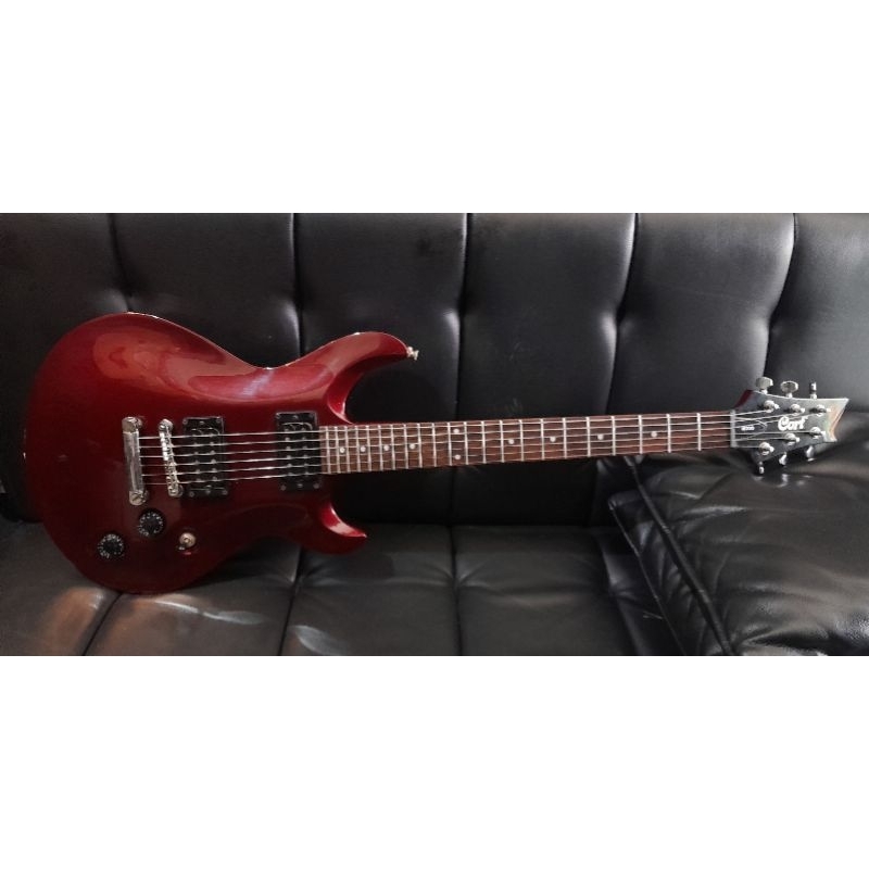 Jual Gitar elektrik Cort M200 Original second marun glosi (siap pakai ...