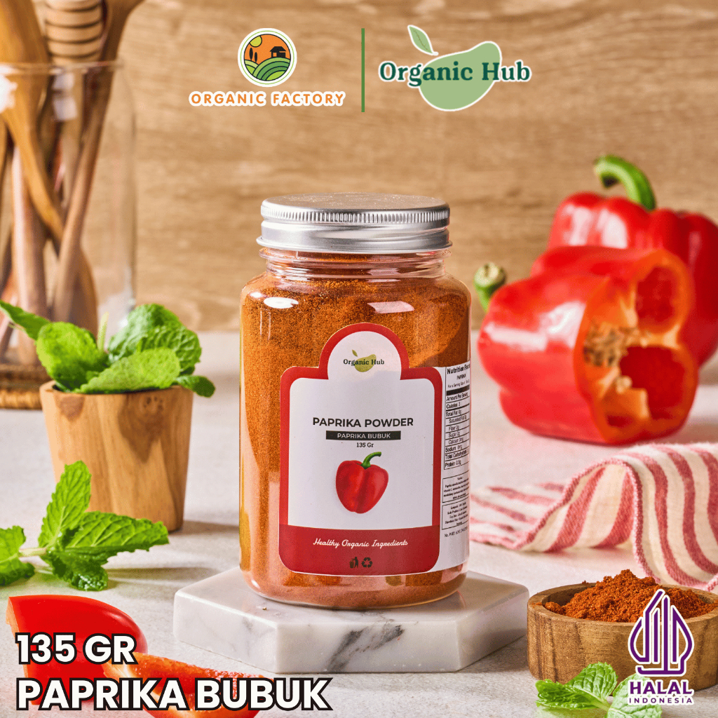 Jual Organic Hub Paprika Bubuk 100% Asli Rempah Nusantara Papprika ...