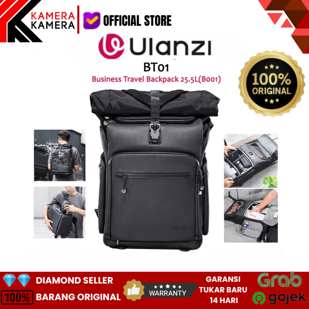 Jual Ulanzi BT01 Business Travel Backpack B001 | Shopee Indonesia