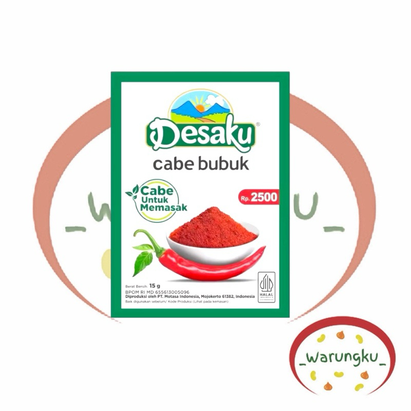 Jual DESAKU Cabe Bubuk 1pcs Bumbu Masak | Shopee Indonesia