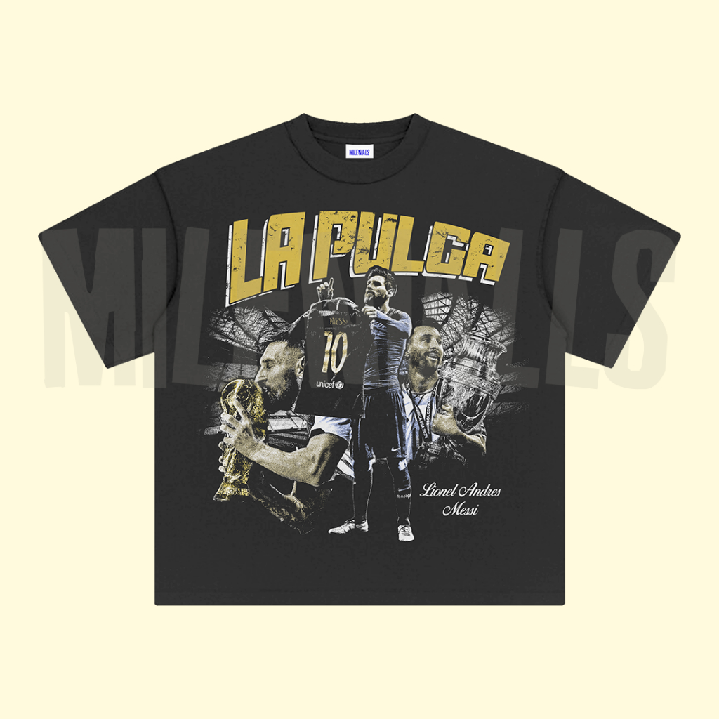 Jual "LA PULGA" LIONEL MESSI - BOXY OVERSIZED/REGULAR MILLENIALS T ...