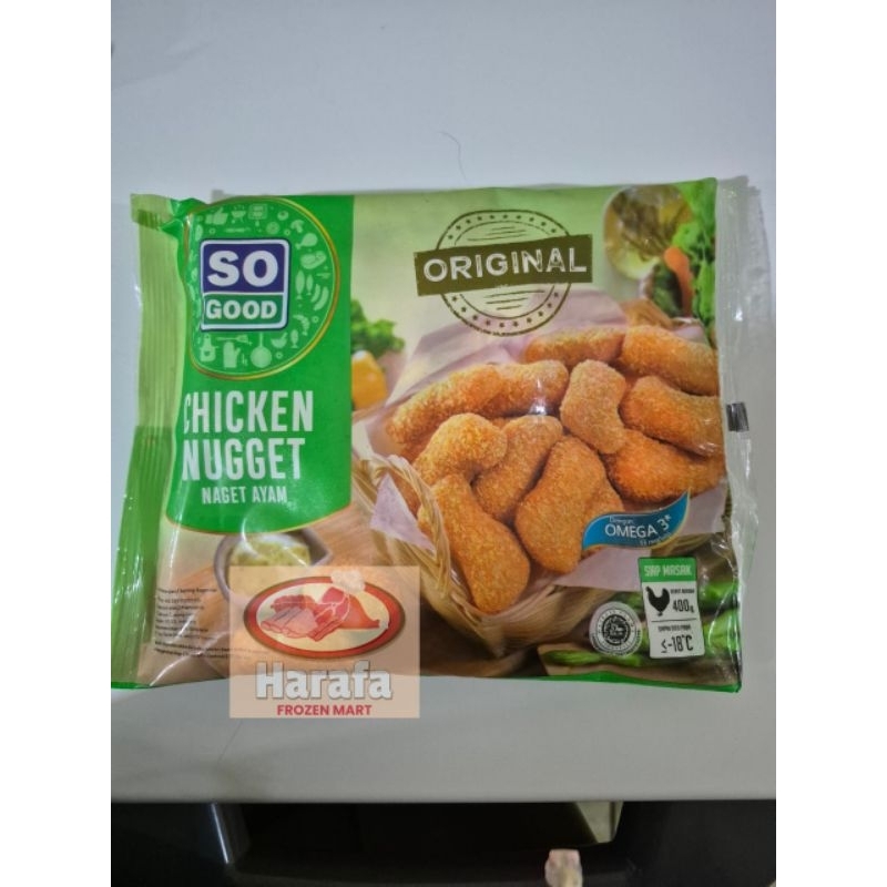 Jual SO GOOD CHICKEN NUGGET ORIGINAL 400G | Shopee Indonesia