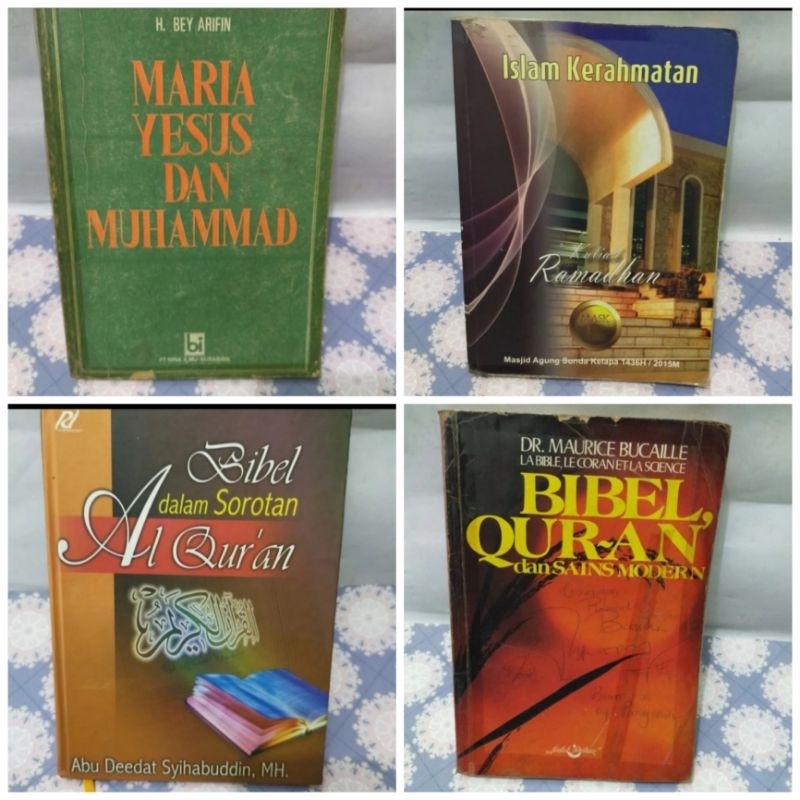 Jual ORIGINAL MARIA YESUS DAN MUHAMMAD/ Bibel Quran dan sains modern ...