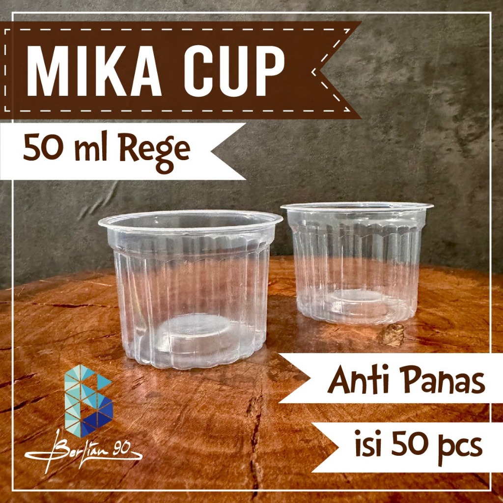 Jual Gelas mika 50ml Rege - Cup mika anti panas 50ml - Mika es krim ...