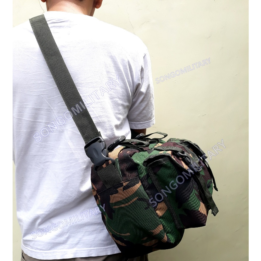 Jual Tas Jatah TNI / Tas Selempang TNI Army / Tas Samping Loreng ...