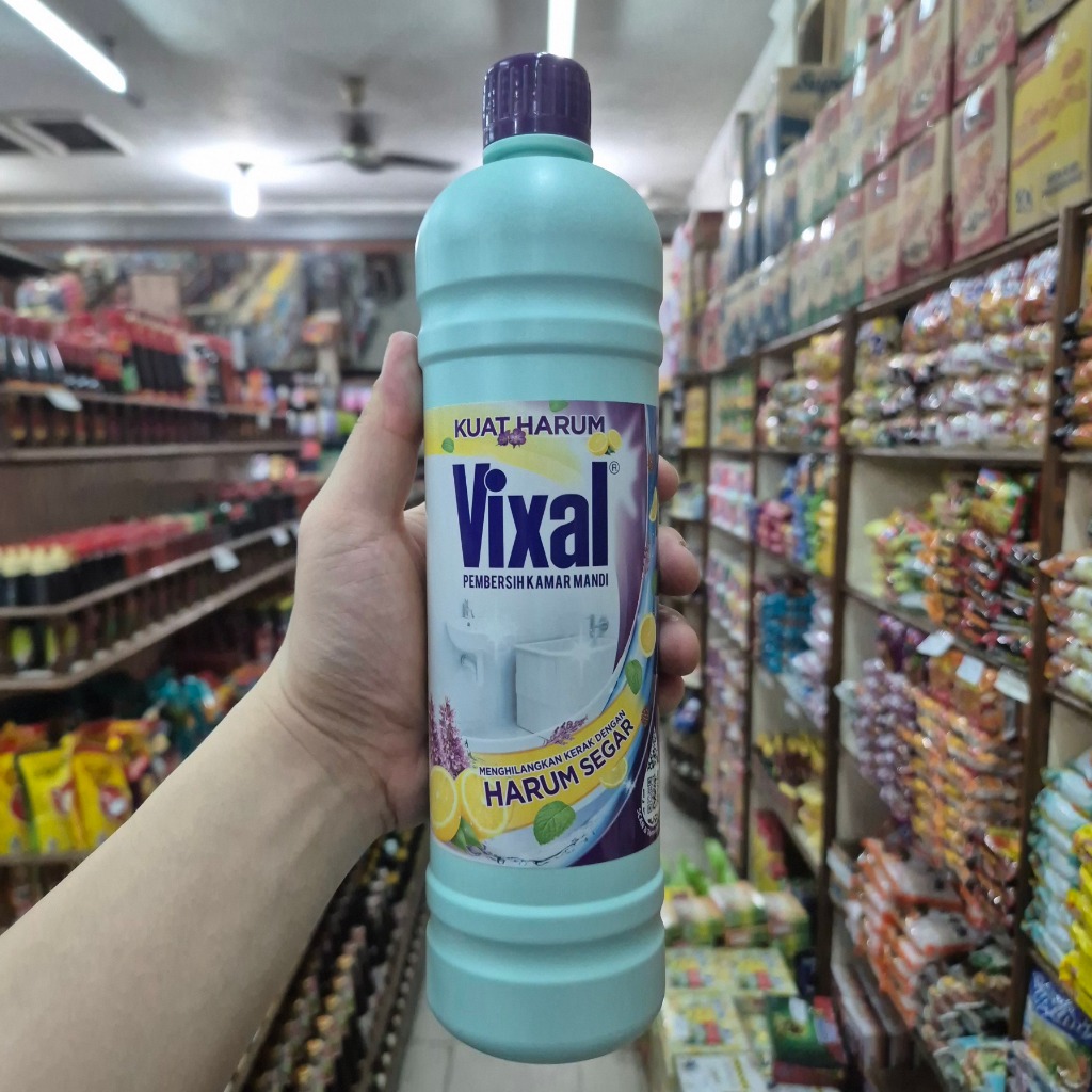 Jual VIXAL PEMBERSIH PORSELEN KAMAR MANDI HIJAU 750 ml | Shopee Indonesia