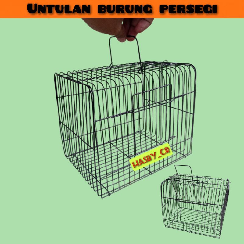 Jual untulan burung persegi, kandang untulan | Shopee Indonesia