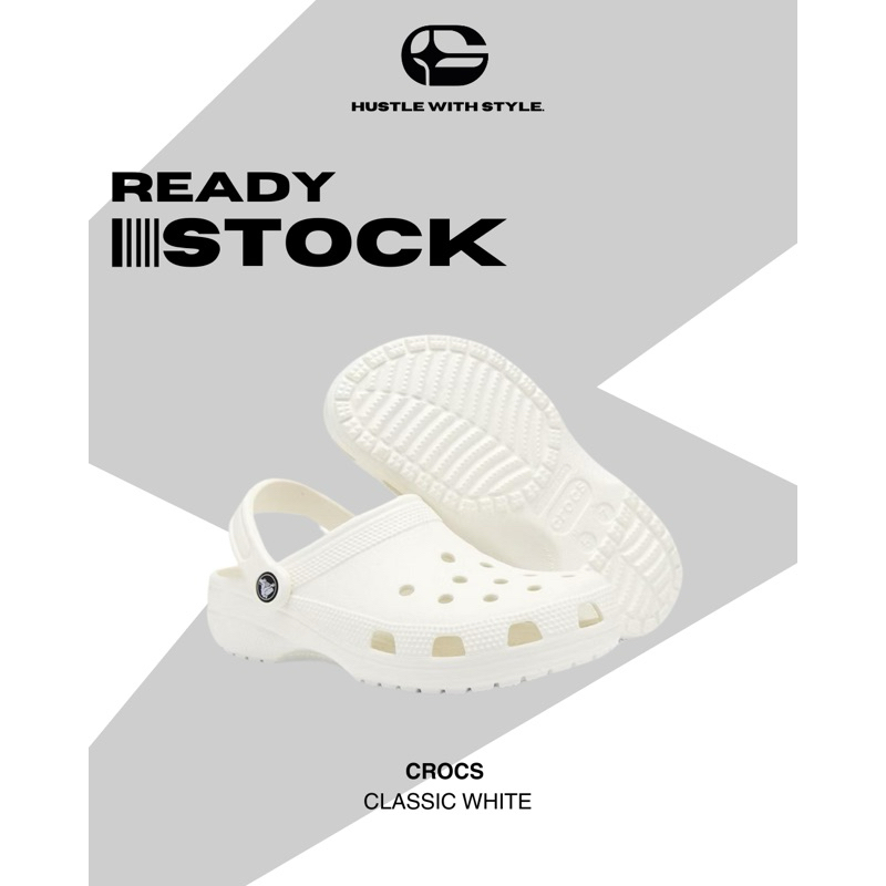 Jual Crocs Classic White | Shopee Indonesia