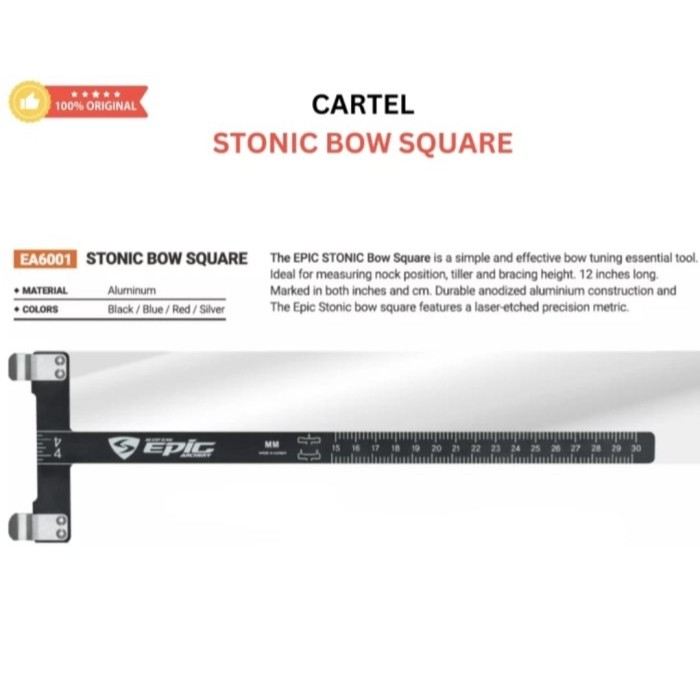 Jual T Gauge epic stonic/Fismil epic/T Square/Bow Square/Alat ukur ...
