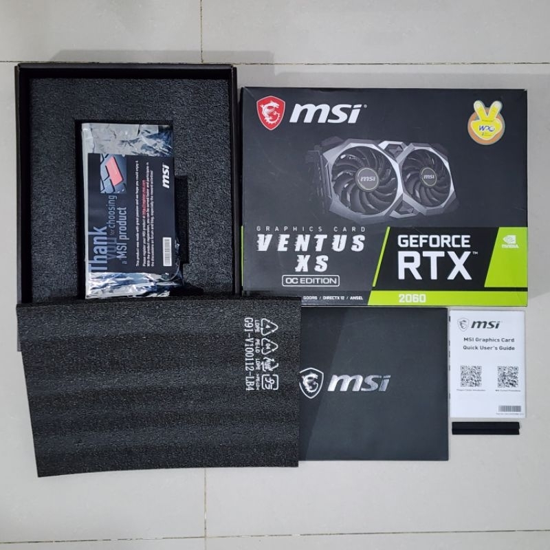 Jual DUS VGA MSI VENTUS RTX 2060 6GB DUSBOOK RTX 2060 VENTUS KARDUS RTX ...