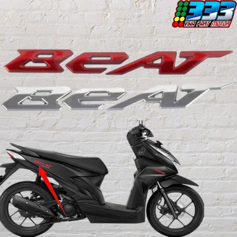 Jual Emblem Body Belakang – Honda BeAT New Led Gen 1 K1A Type 1 non ...