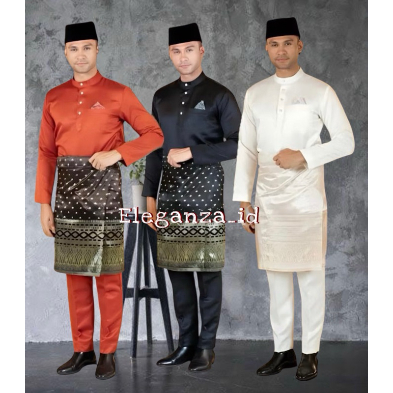Jual TERBARU!!! One set Baju Melayu teluk Belanga Pria Baju malaysia ...