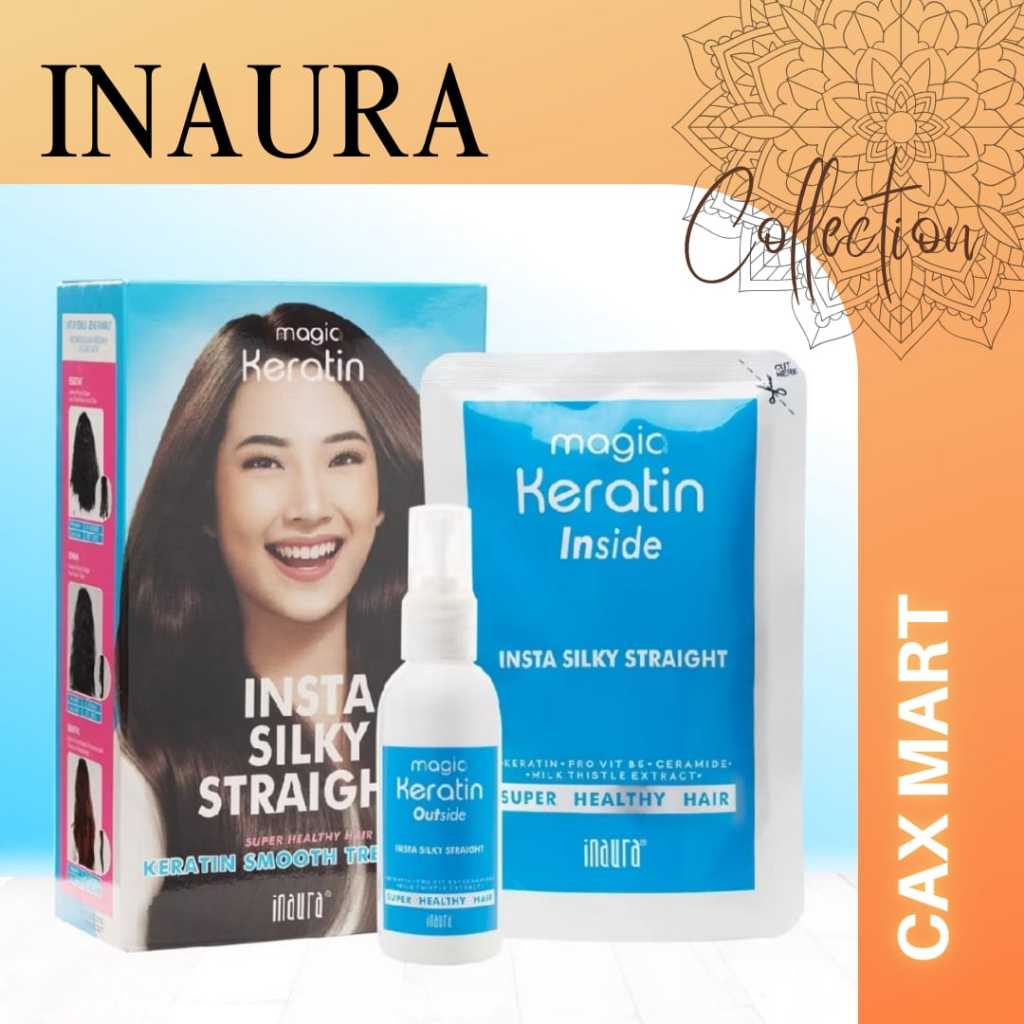 Jual INAURA Magic Keratin Insta Silky Straight | Shopee Indonesia