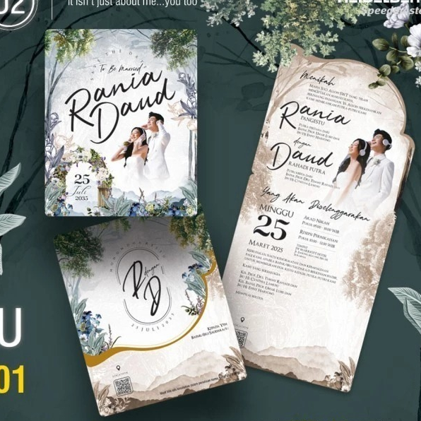 Jual Cetak Undangan Pernikahan/ Undangan Pernikahan kekinian/ Undangan ...