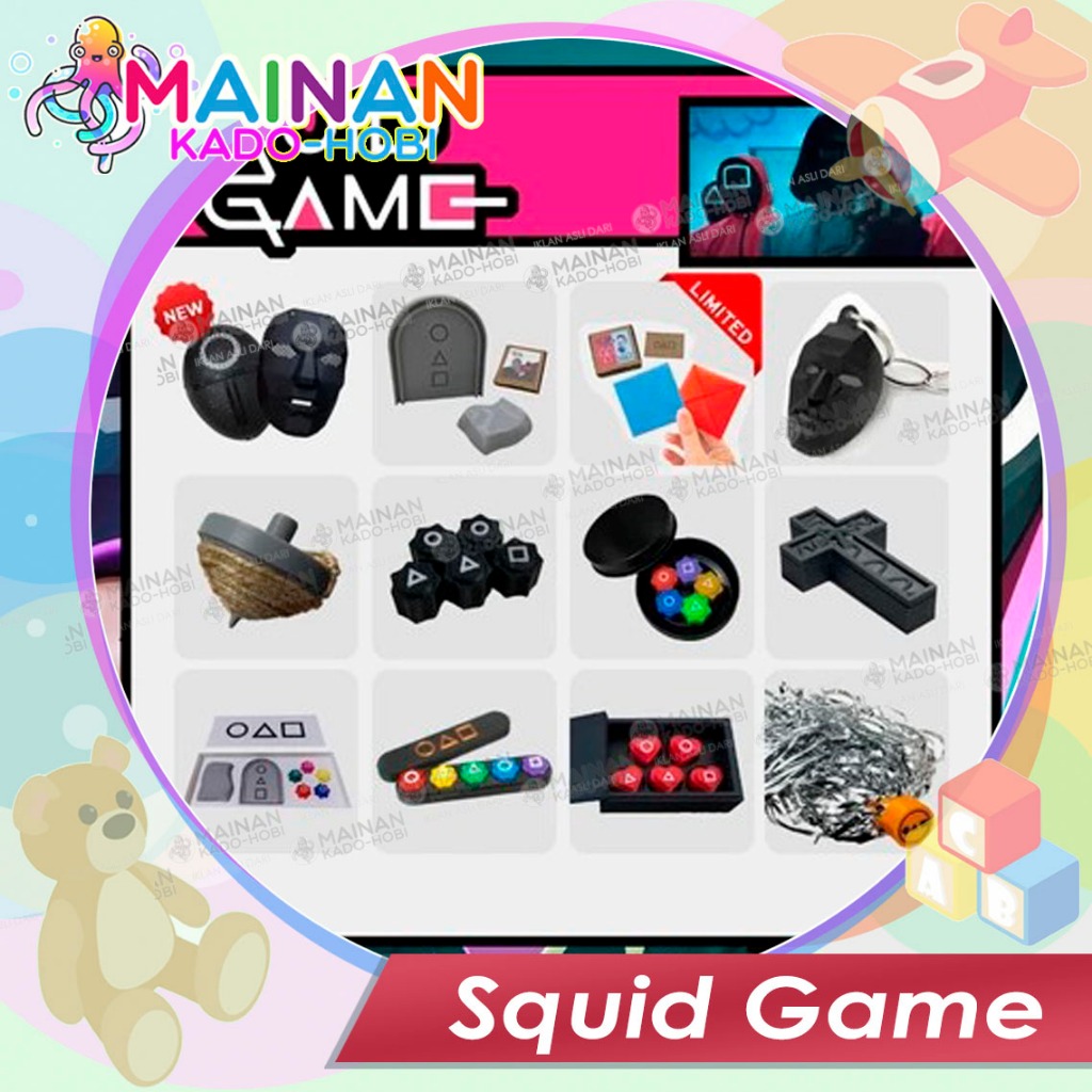 Jual BOARD GAME PERMAINAN VIRAL KELUARGA MAINAN KOREA SQUID GAME GONGGI ...