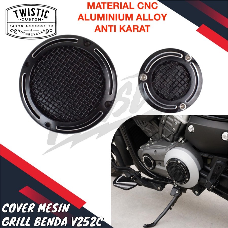 Jual Cover Mesin Engine Magneto Depan Kiri CNC Grill Motor Keeway Benda ...