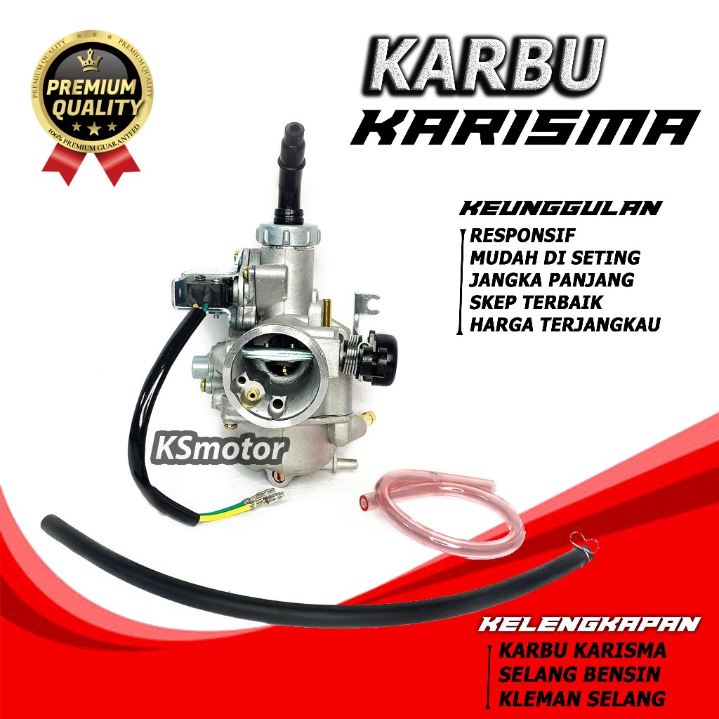 Jual KARBU KARBURATOR SUPRA X 125 KARISMA KIRANA KHARISMA KPH WAVE 125 ...
