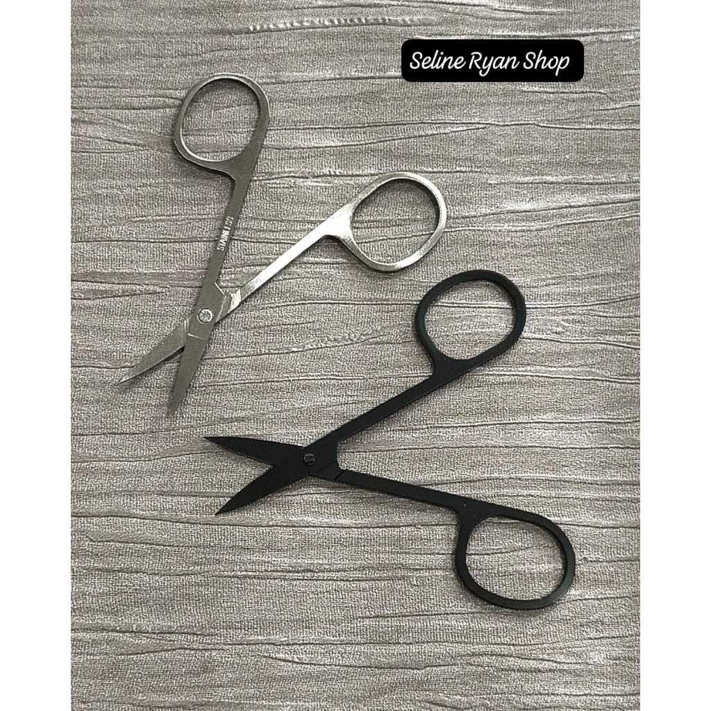 Jual Gunting Kecil Stainless Steel Ujung Lengkung | Shopee Indonesia