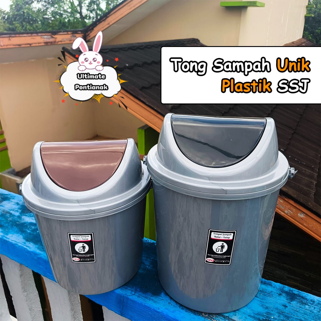 Jual SSJ Tong Sampah Plastik 16 Liter & 11 Liter Dengan Kode TP-809 & TP-6609 | Tempah Sampah ...