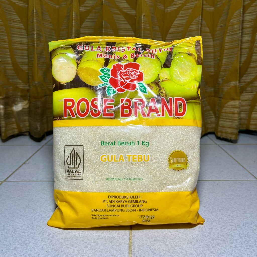 Jual Rose Brand Gula Pasir Kuning Premium 1Kg | Shopee Indonesia